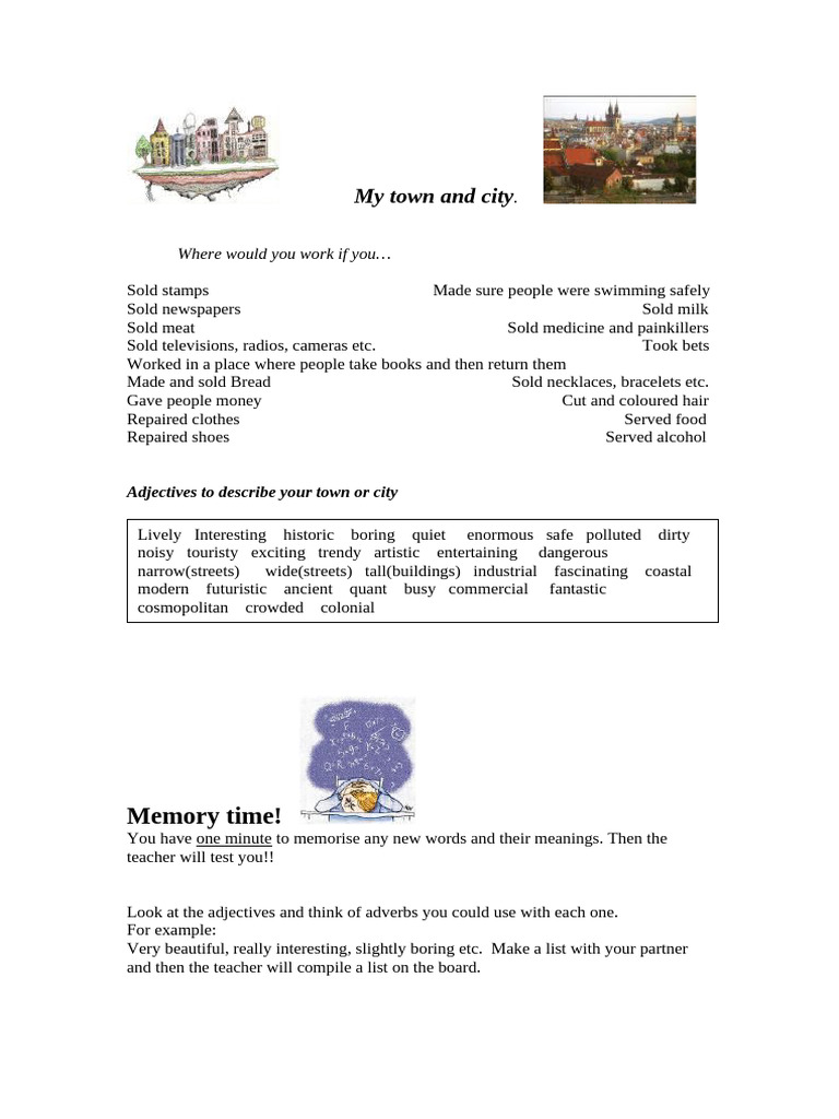 My town, my city | PDF