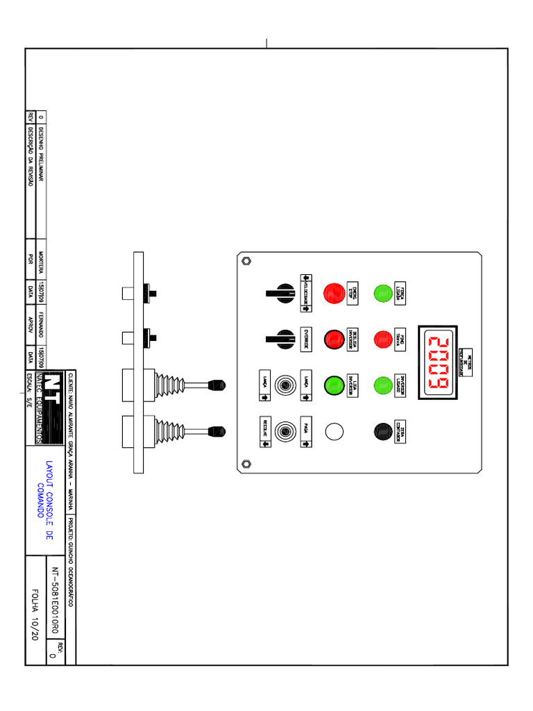 Nt-5081e0010r0-Layout Console Comando Layout1 | PDF