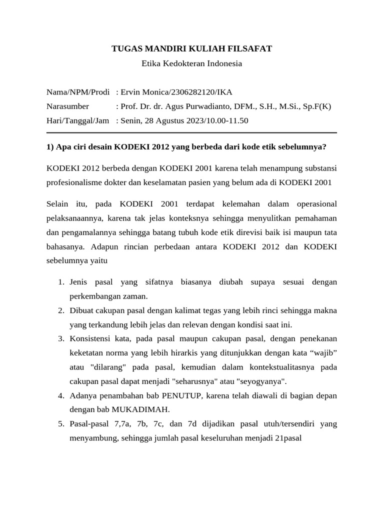 Tugas Mandiri Kuliah FIP-6 - Prof. Dr. Dr. Agus Purwadianto, DFM., S.H., M.Si., SP.F (K) - 28 ...