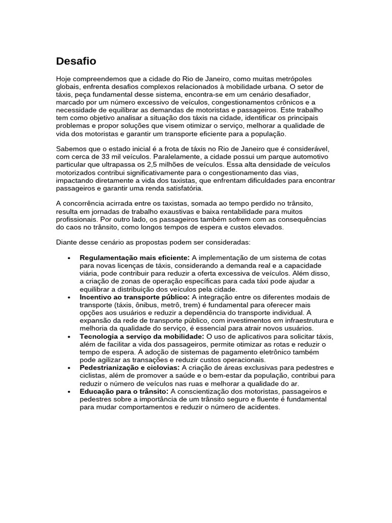 Desafio | PDF