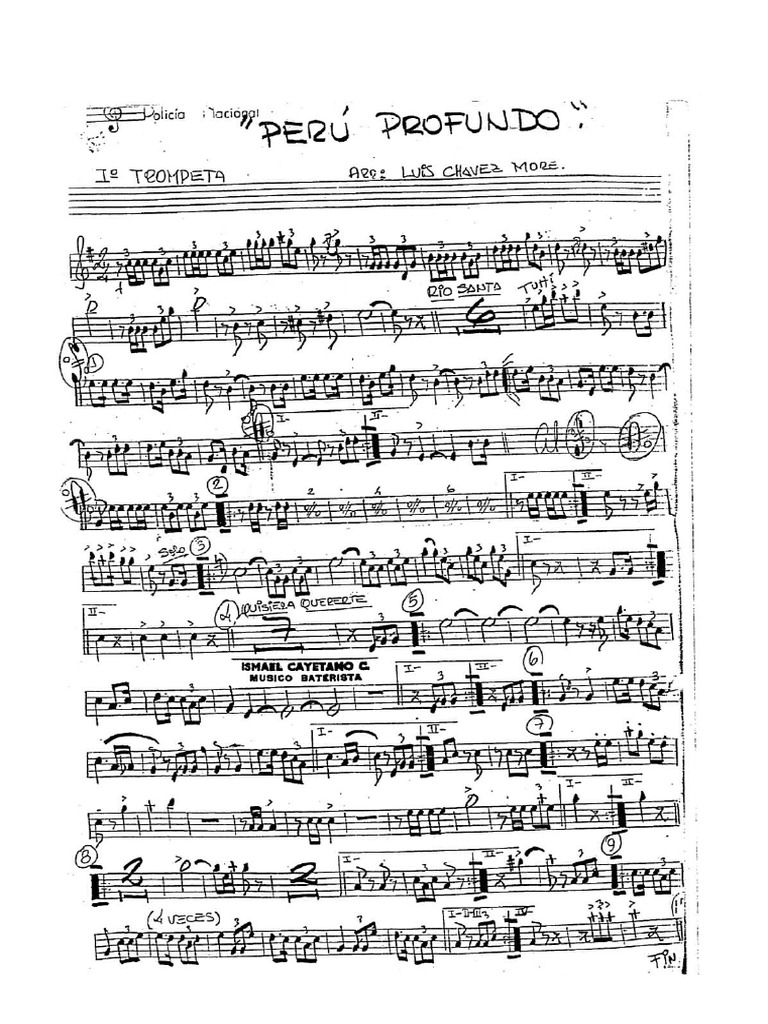 PERÚ PROFUNDO (Marcha Militar) | PDF