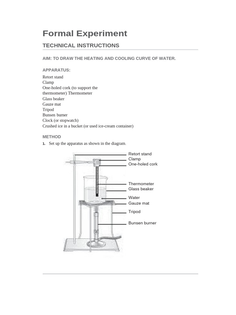 Formal Experiment | PDF
