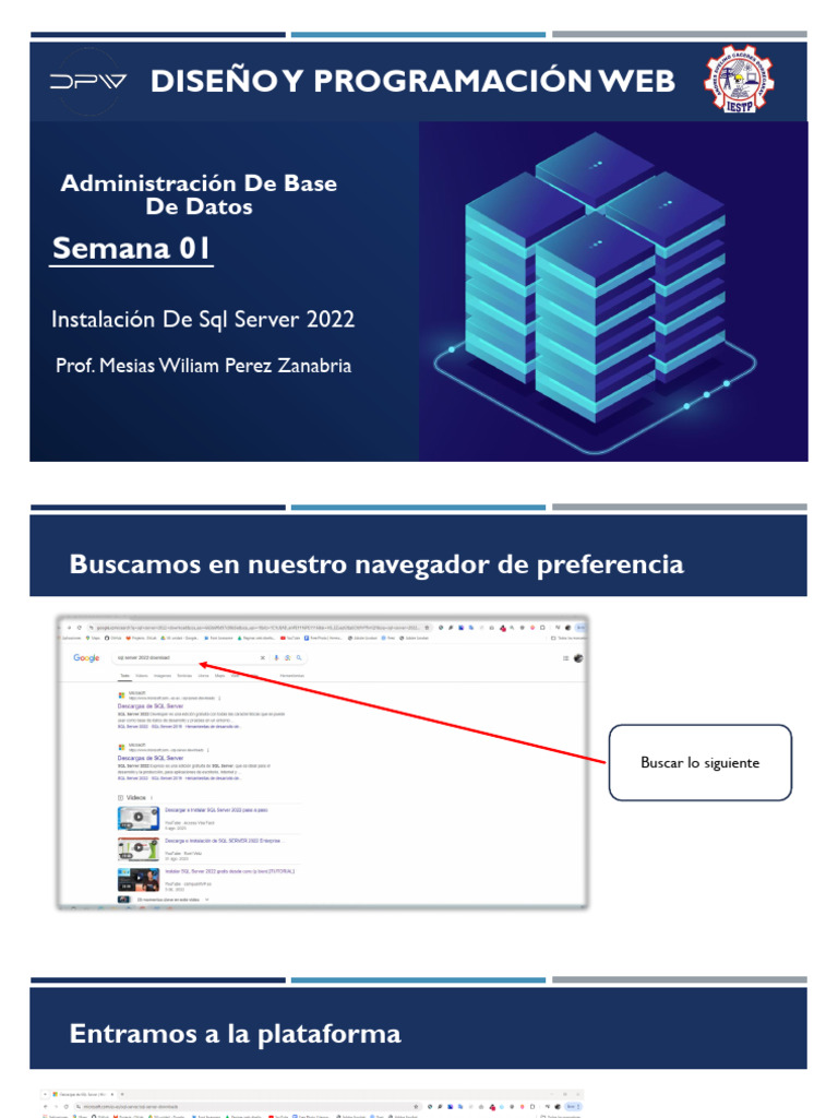 Instalación de sql server 2022 | PDF
