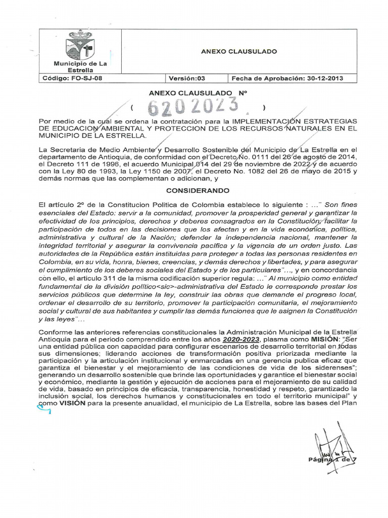 Juan Ochoa Clausulado | PDF