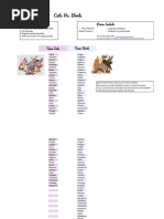 Pokémon GO Printable Checklist Pokédex - With Gen 3 | PDF | Pokémon ...