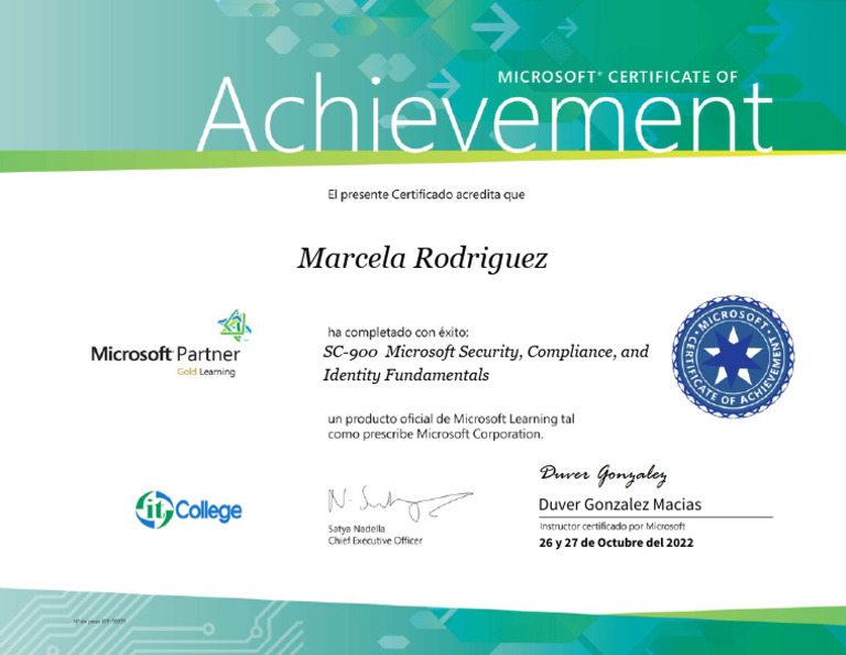 SC-900 Microsoft Security, Compliance, and Identity Fundamentals | PDF