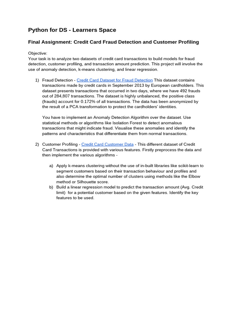 Python For DS - Learners Space | PDF