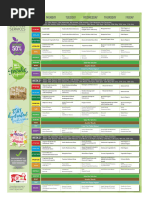 PGL Food Menu 2024-2025 Overview | PDF | Sausage | Salad