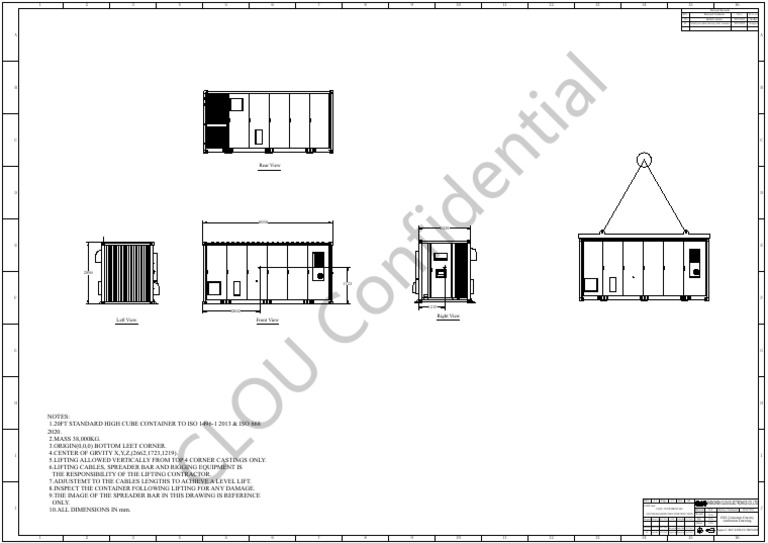 3.1 Aqua-C-M-CL2M-CL5009-009-ESS Container Gravity Distribution Drawing ...