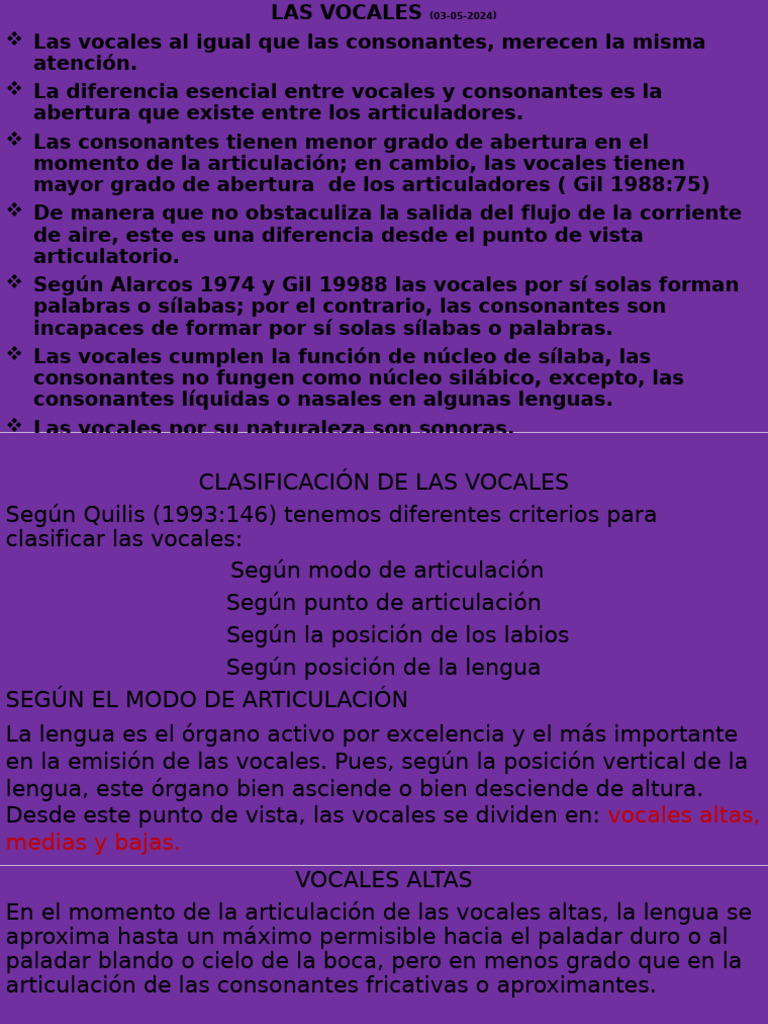 Las Vocales Fonética Ay. 2-05-24 | PDF