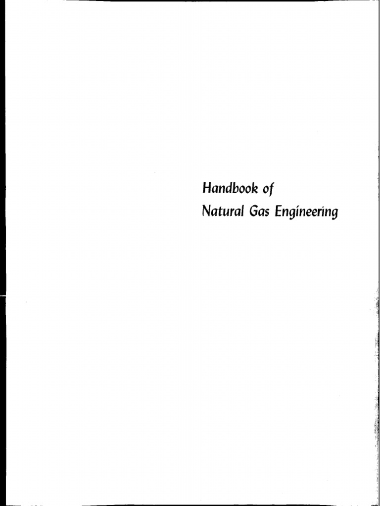 Handbook of Natural Gas Engineering | PDF