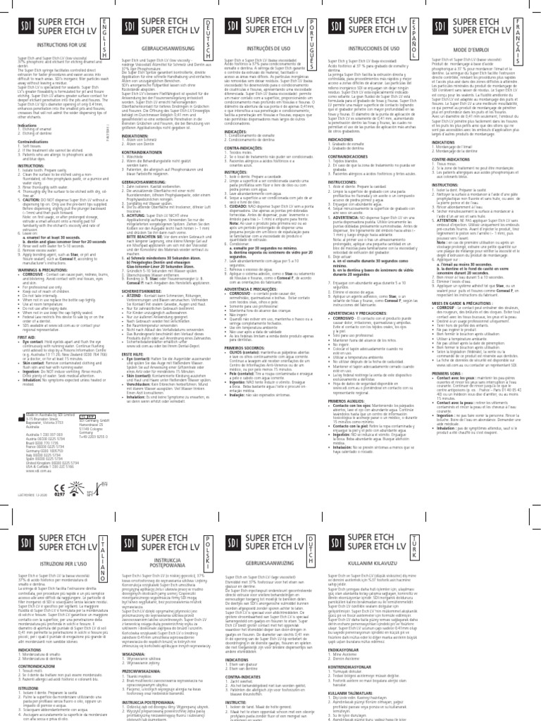 DESMINERALIZANTE SDI 1 | PDF