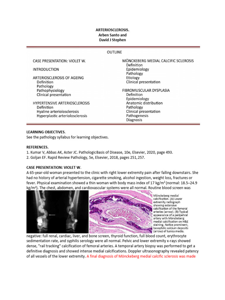 Arteriosclerosis | PDF
