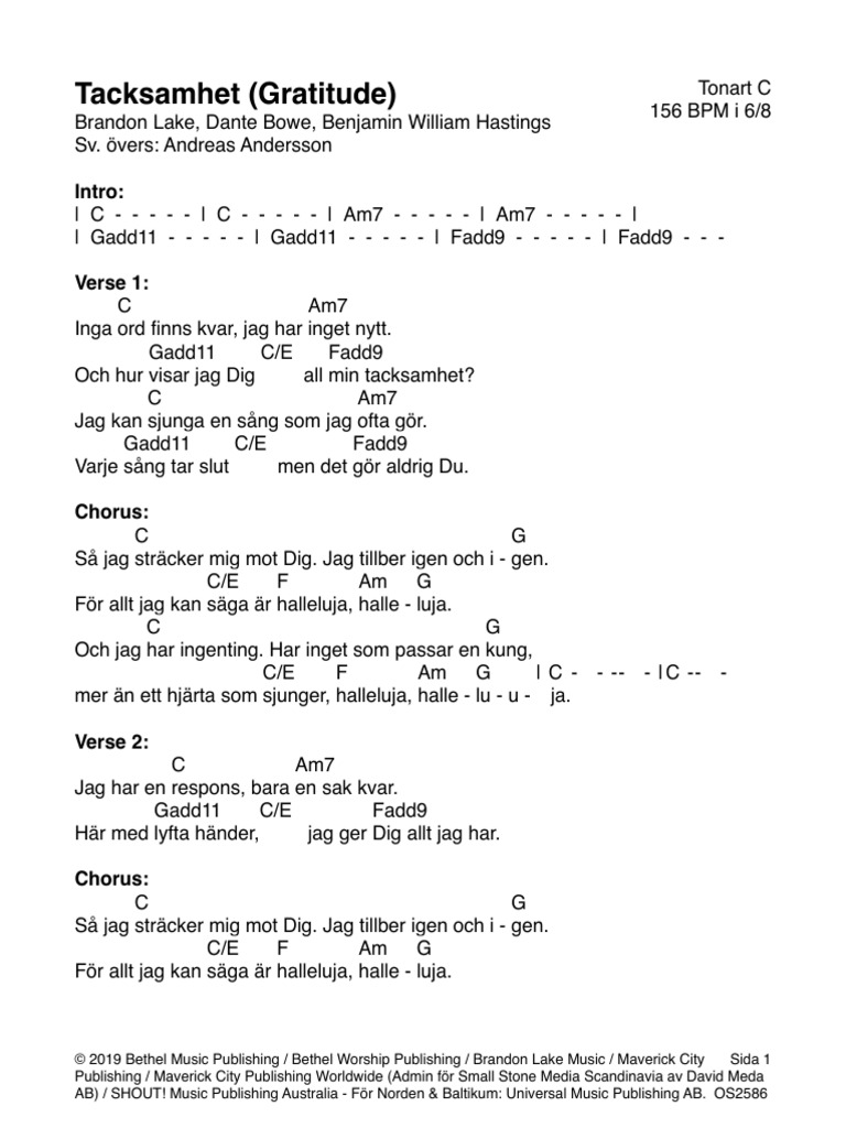 Kopia Av Tacksamhet | PDF