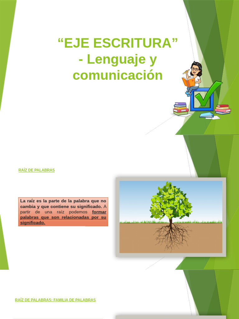 Eje Escritura 3° | PDF