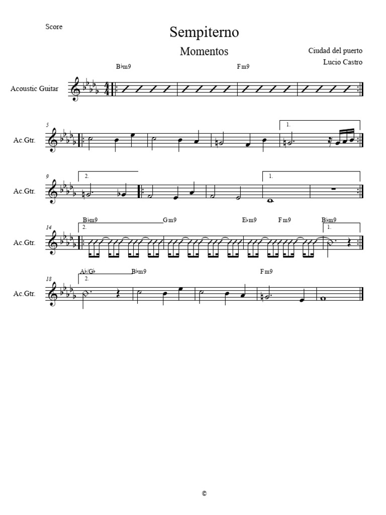 Sempiterno - Ciudad Del Puerto | PDF