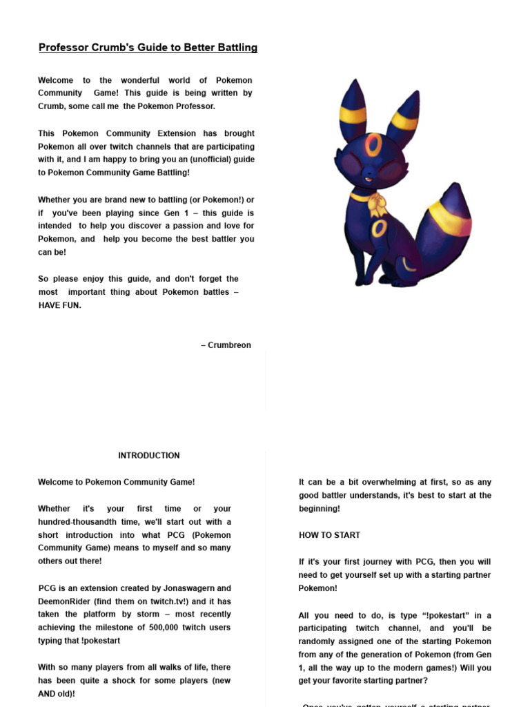 Pcg Battle Guide | PDF