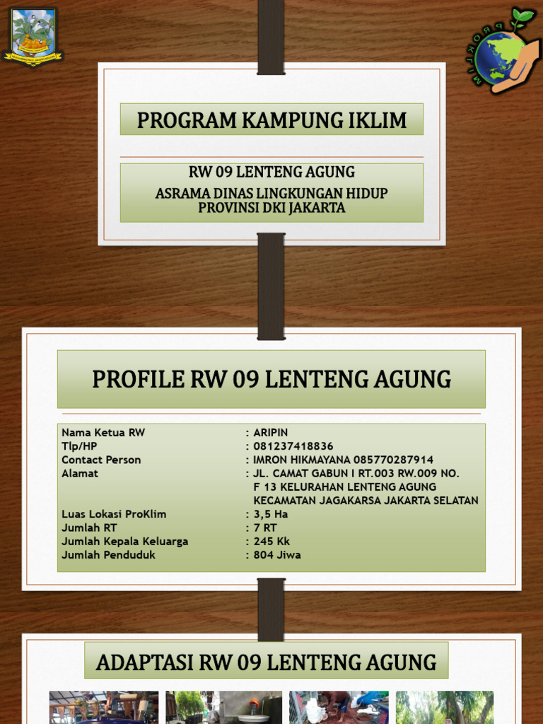 RW 09 Lenteng Agung | PDF