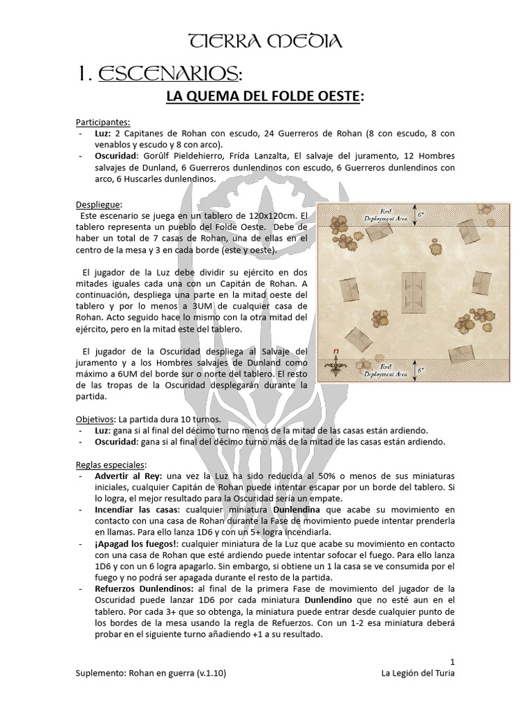 Sup - Guerra en Rohan (v1.10) | PDF Sup - Guerra en Rohan (v1.10) | PDF