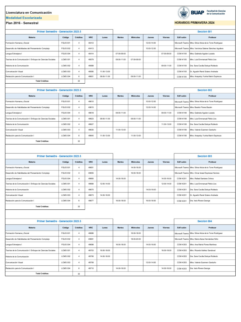 LCM 1ro Semestral 202425 | PDF