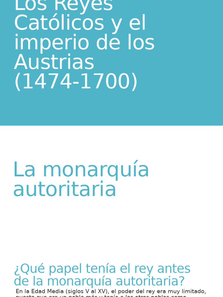 Los Reyes Católicos y El Imperio de Los | PDF