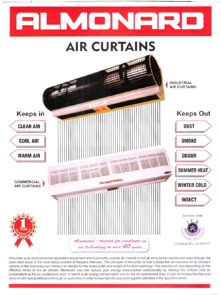 Almonard Air Curtains | PDF