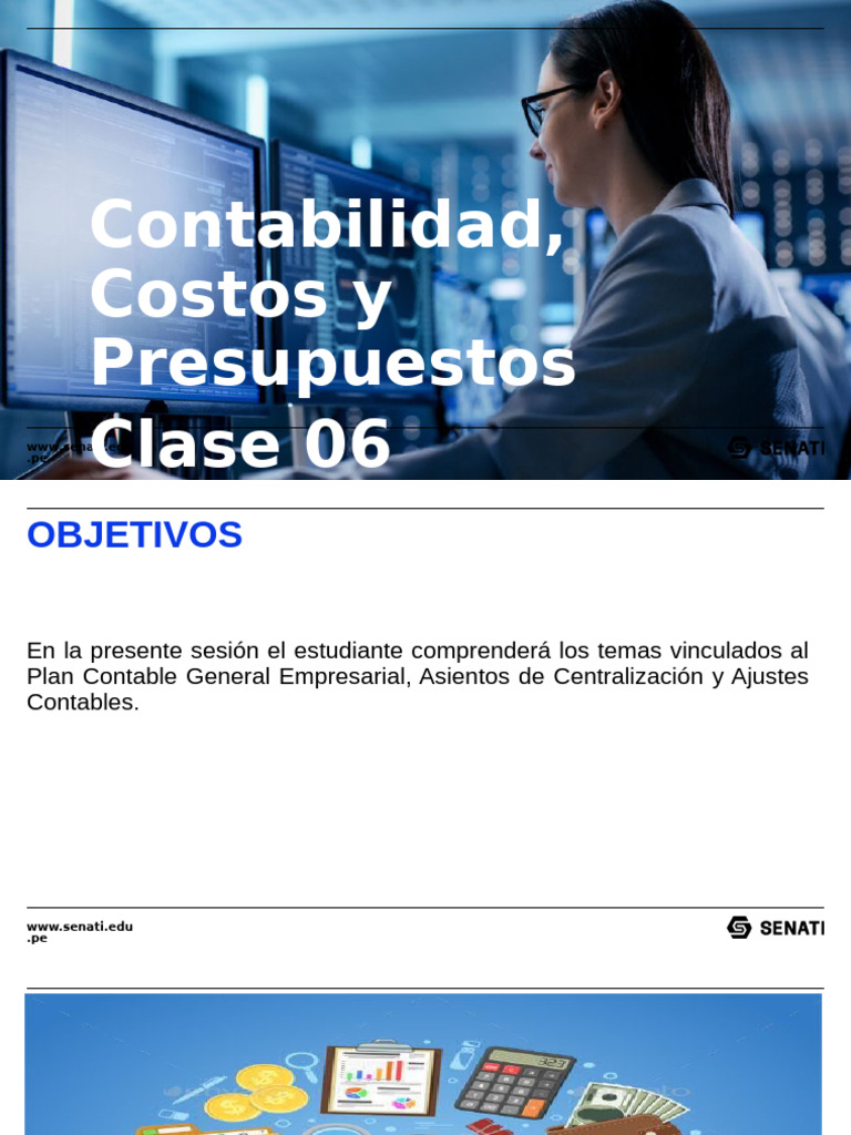 Contabilidad, Costos y Presupuestos- Semana 06 SENATI | PDF