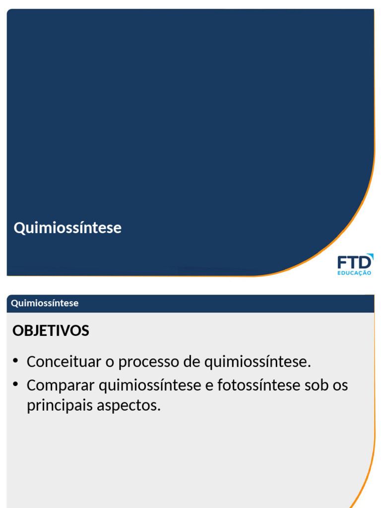QUIMIOSSINTESE | PDF