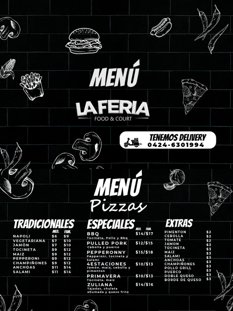 Menú La Feria ? | PDF