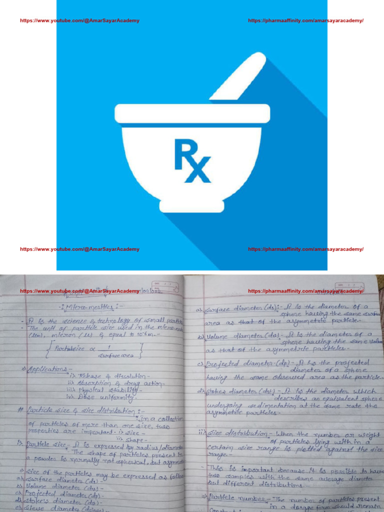 Unit 4th Micromeritics | PDF
