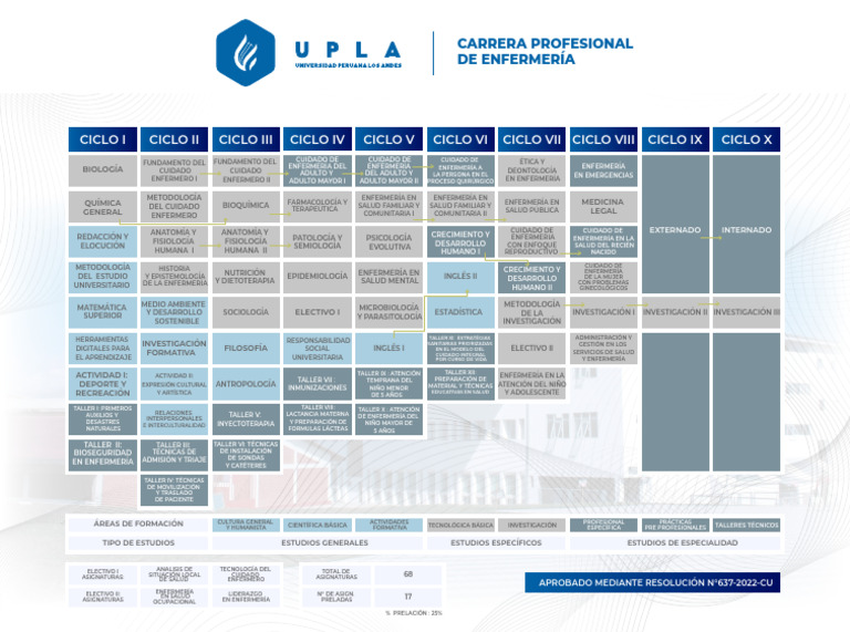 Malla Curricular Enfermeria Upla | PDF