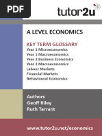 Economics Glossary for Students | PDF | Taxes | Inflation