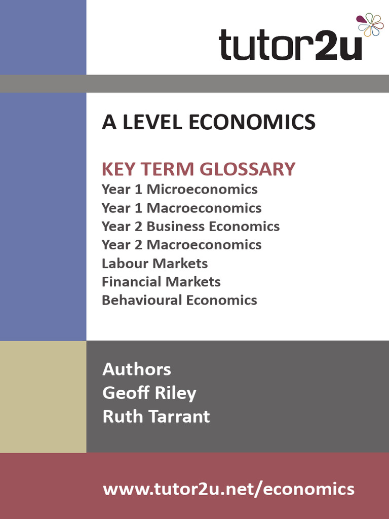 Booklet-Econ-ALevel-Glossary-DigitalEd-Sample | PDF