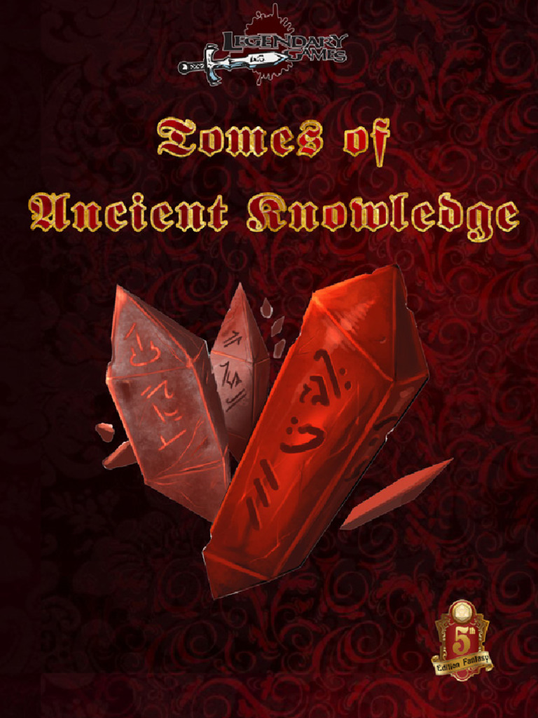 Tomes of Ancient Knowledge (5E) | PDF