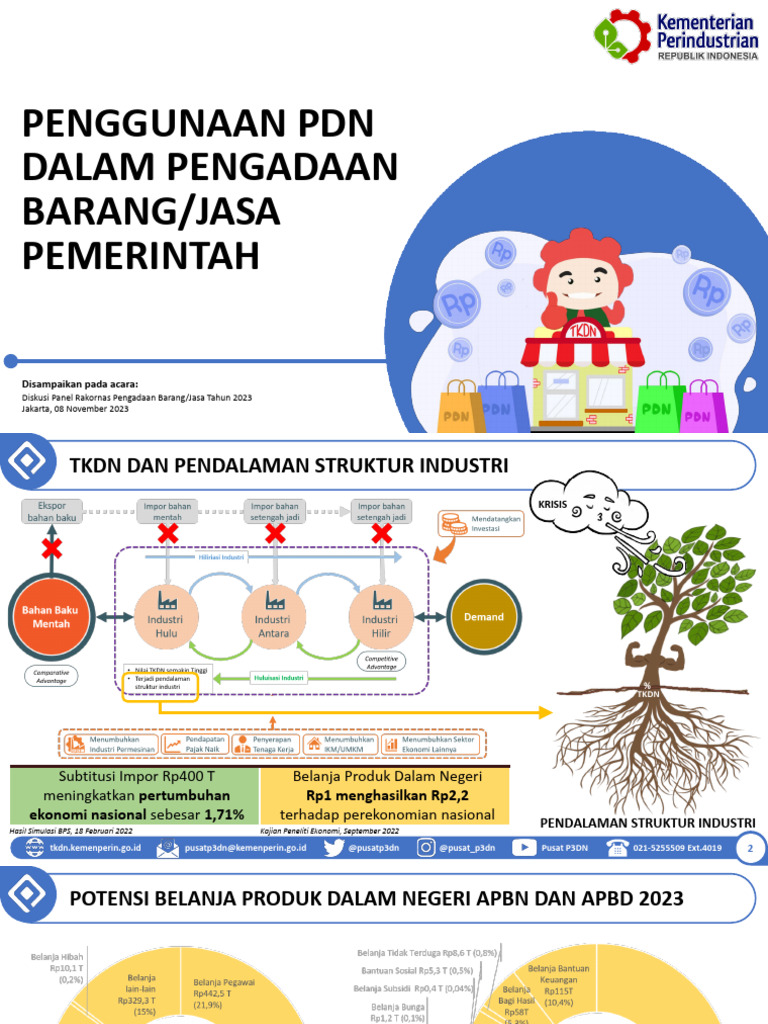 2.PDN Dalam PBJ - Kemenperin | PDF