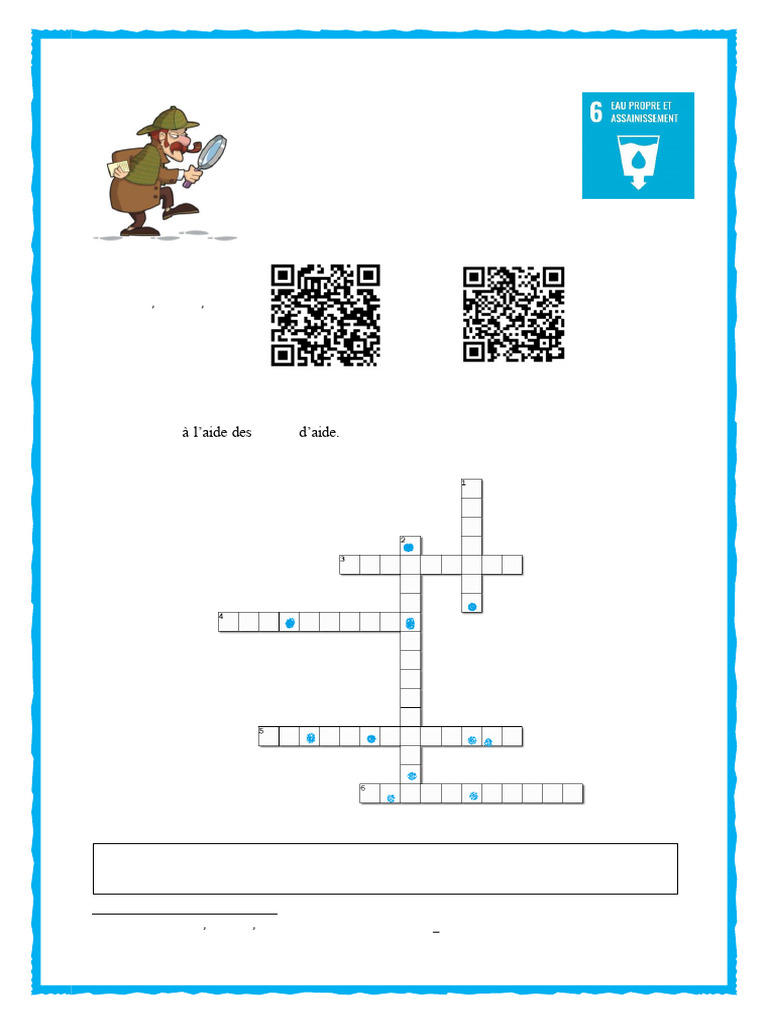 ODD 6 Fiche Jeu + Cartes | PDF