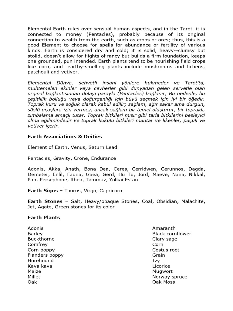 Earth Alchemy | PDF