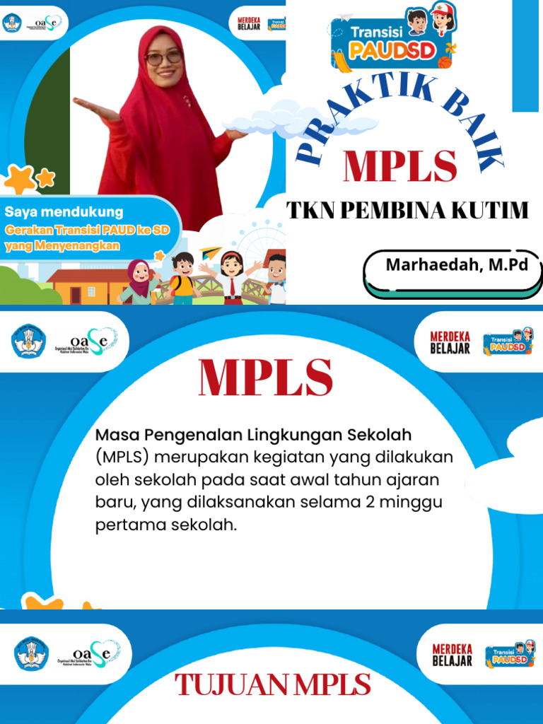 Materi Praktik Baik MPLS TKN Pembina Kutim | PDF
