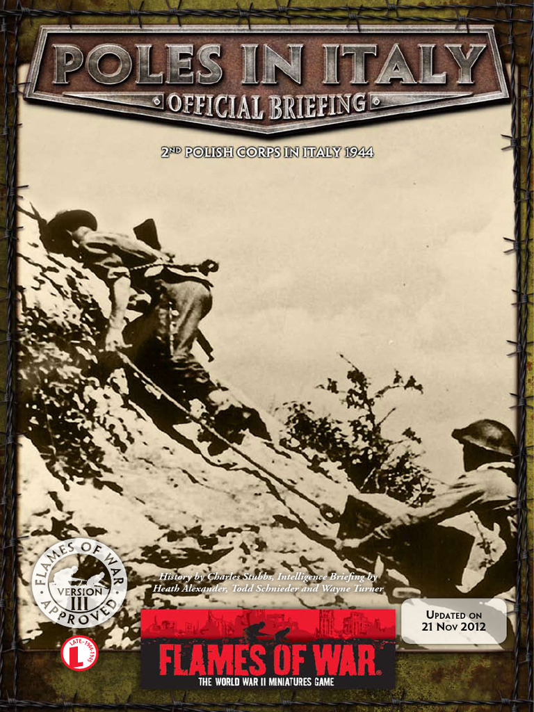 Poles in Italy - Flames of War | PDF