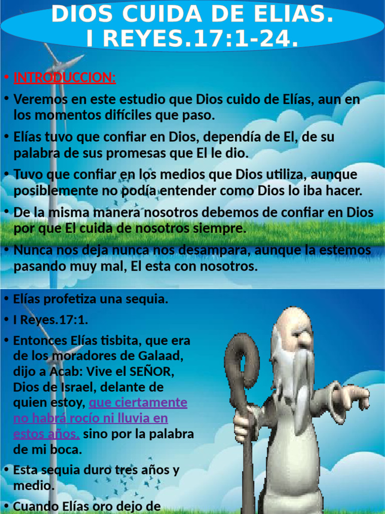 Dios Cuida de Elias. | PDF