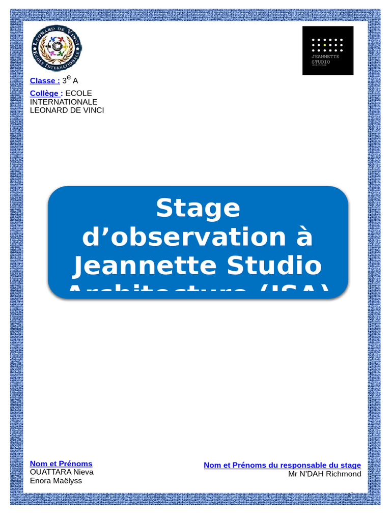 Rapport Stage Maelyss v1 | PDF