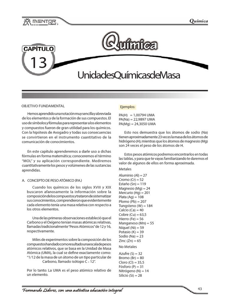 Quimica 4to 13 17 Corregido Pdf
