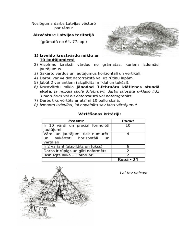 6 - B - Noslēguma Darbs Latvijas Vēsturē | PDF
