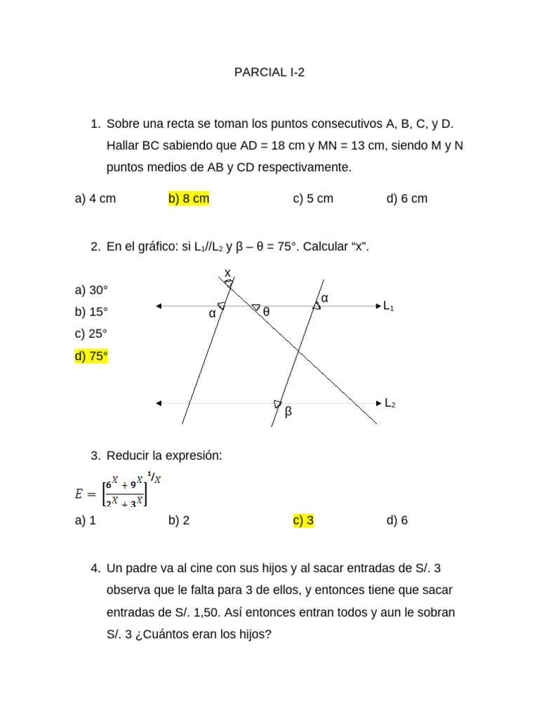 Parcial I - 2 | PDF