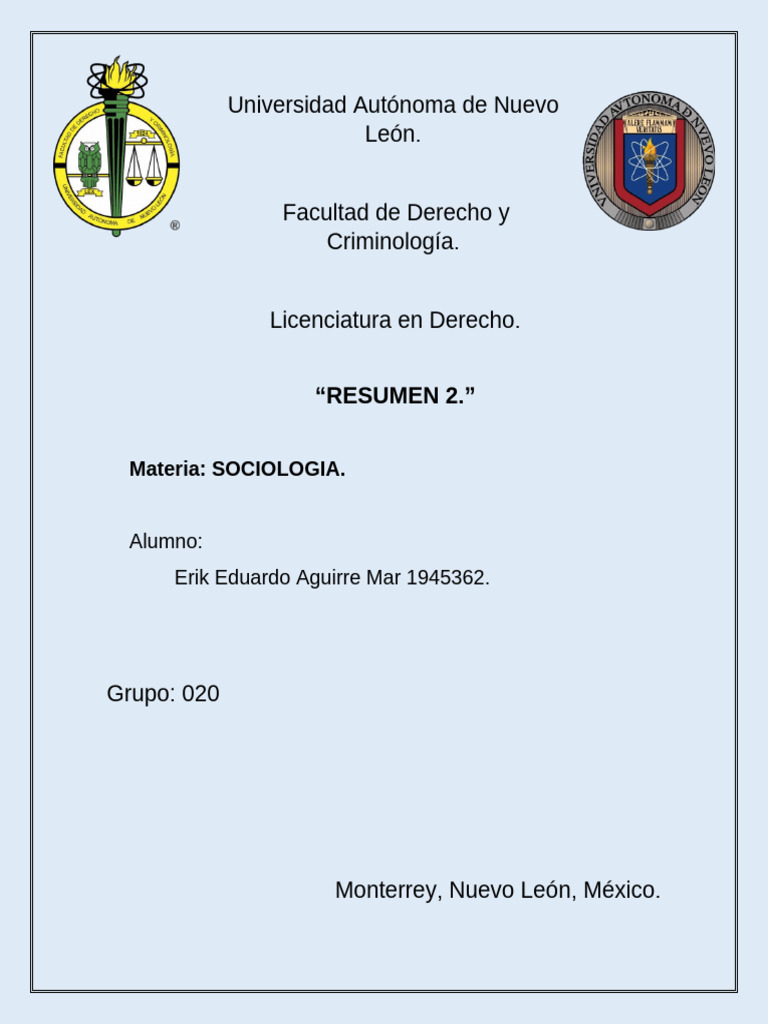 Resumen y Preguntas U2 | PDF