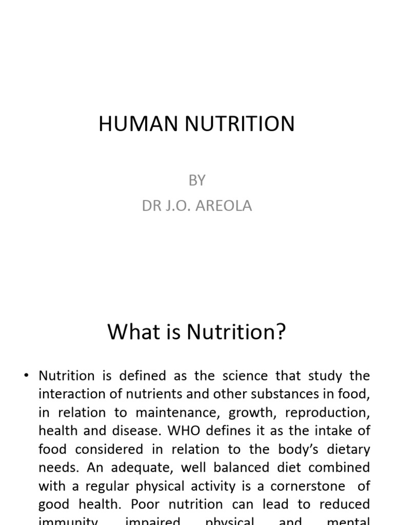 Nutrition | PDF