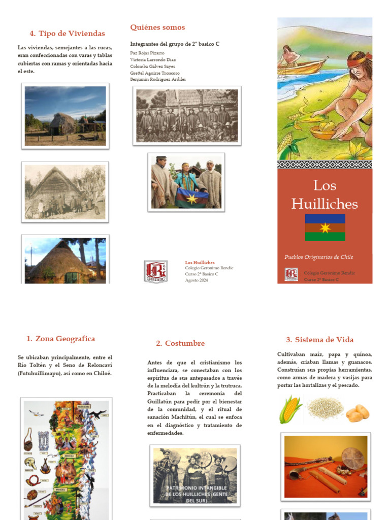 Triptico Los Huilliches | PDF