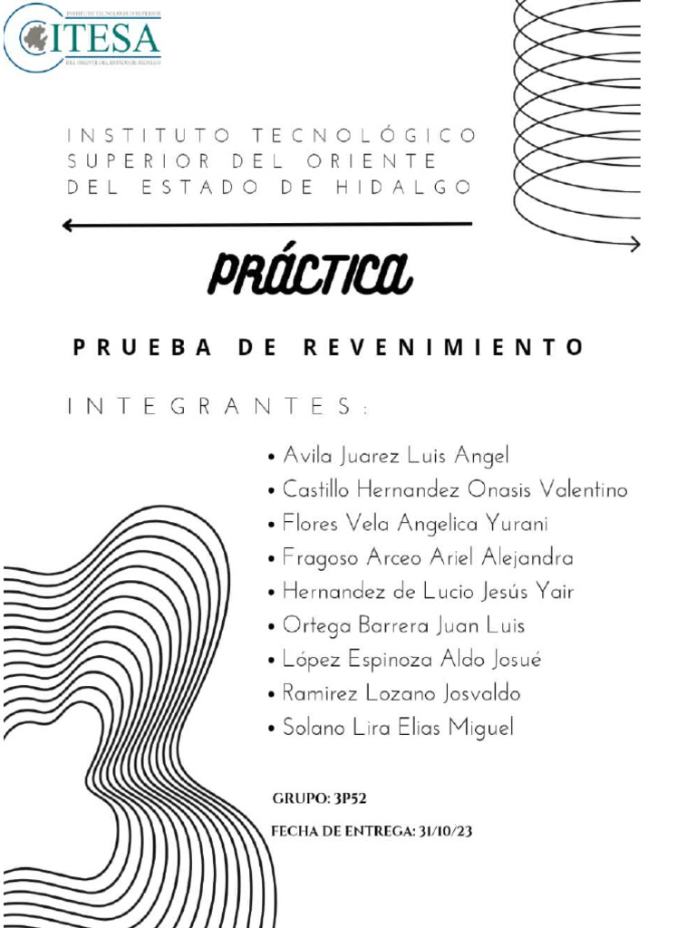 Reporte TECCON | PDF