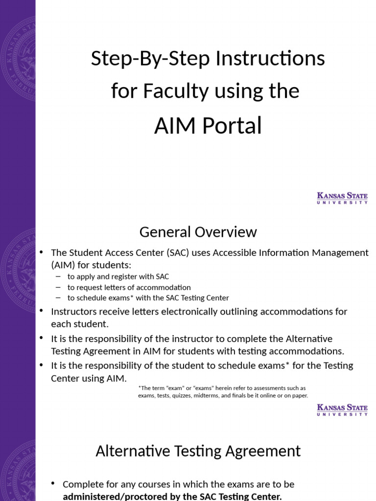 Step by step Instructions Faculty | PDF