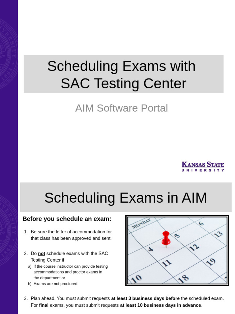 Step by Step Instructions Student Sched Exam | PDF